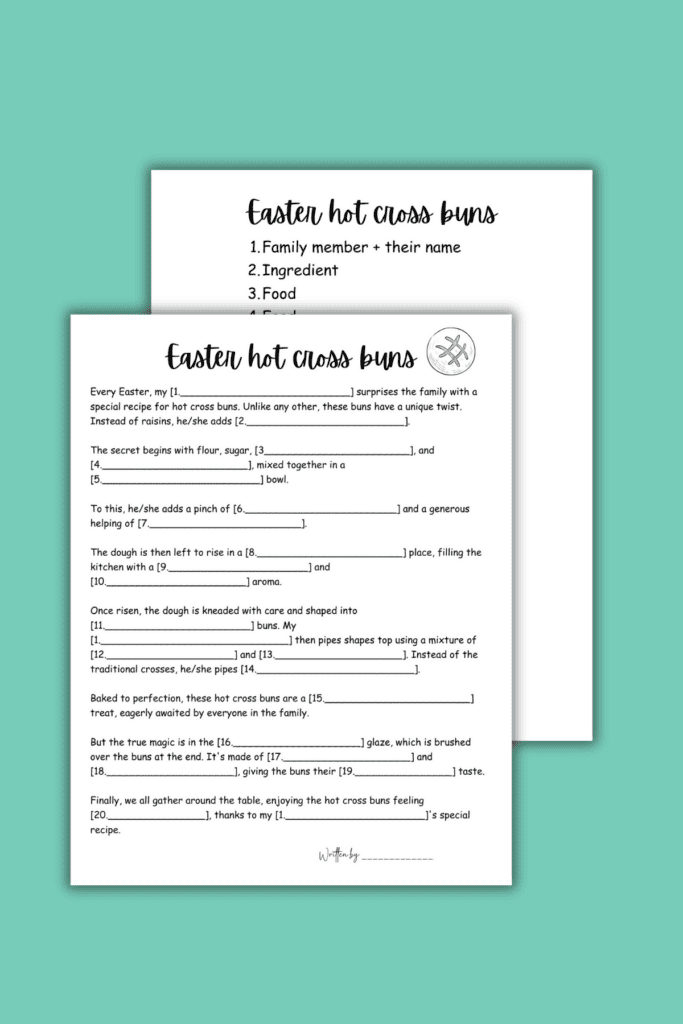Free Easter Mad Libs - Love & Laugh Games