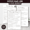 Printable Office Mad Libs 3-Pack Bundle - Love And Laugh Games