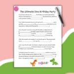 Free Bridal Shower Mad Libs Style Printable - Love & Laugh Games
