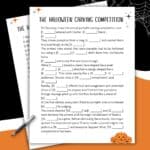 Halloween Mad Libs Style Free Printable - Love & Laugh Games