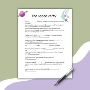 Wedding Mad Libs Style Story - Free Printable - Love & Laugh Games