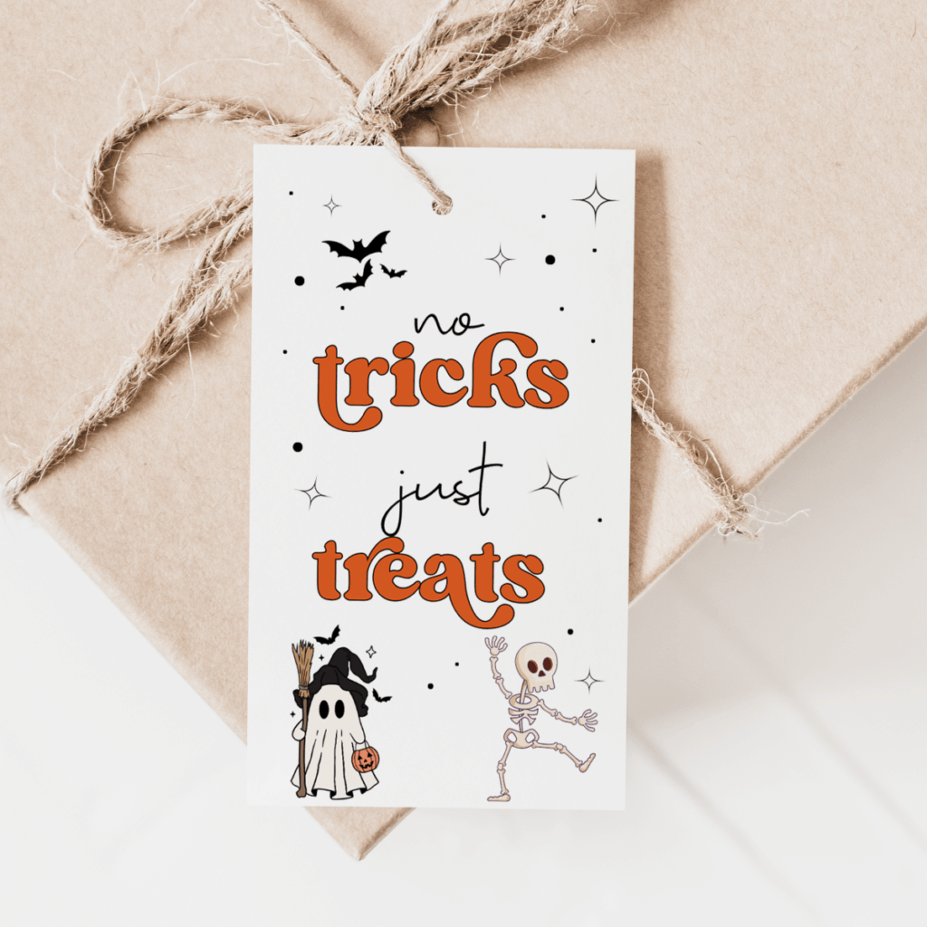Free Halloween Favor Tags Printable - Love & Laugh Games