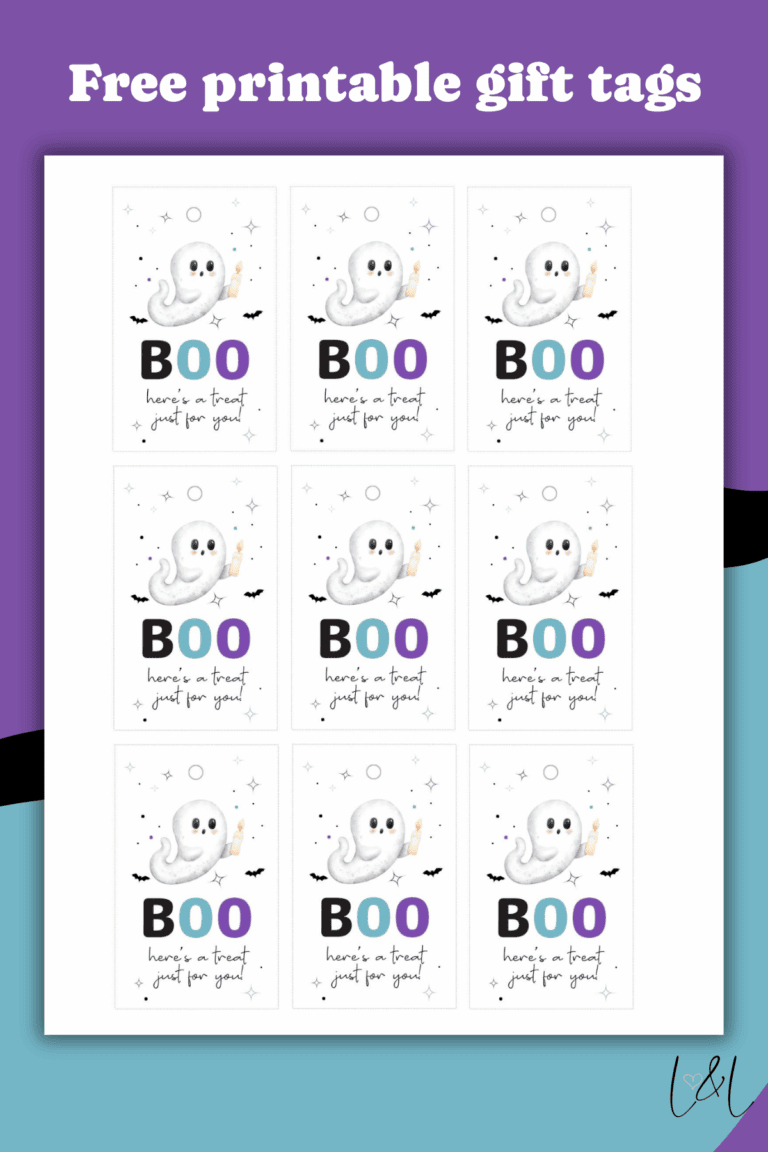 Free Printable Halloween Gift Tags - Love & Laugh Games