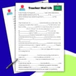 Thanksgiving Mad Libs Style Free Printable - Love & Laugh Games