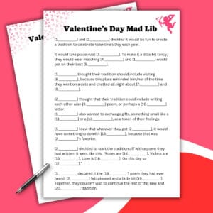 Wedding Mad Libs Style Story - Free Printable - Love & Laugh Games