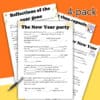 New Years Resolution Mad Libs Style Free Printable - Love & Laugh Games