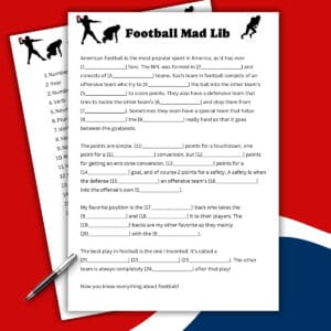 Thanksgiving Mad Libs Style Free Printable - Love & Laugh Games